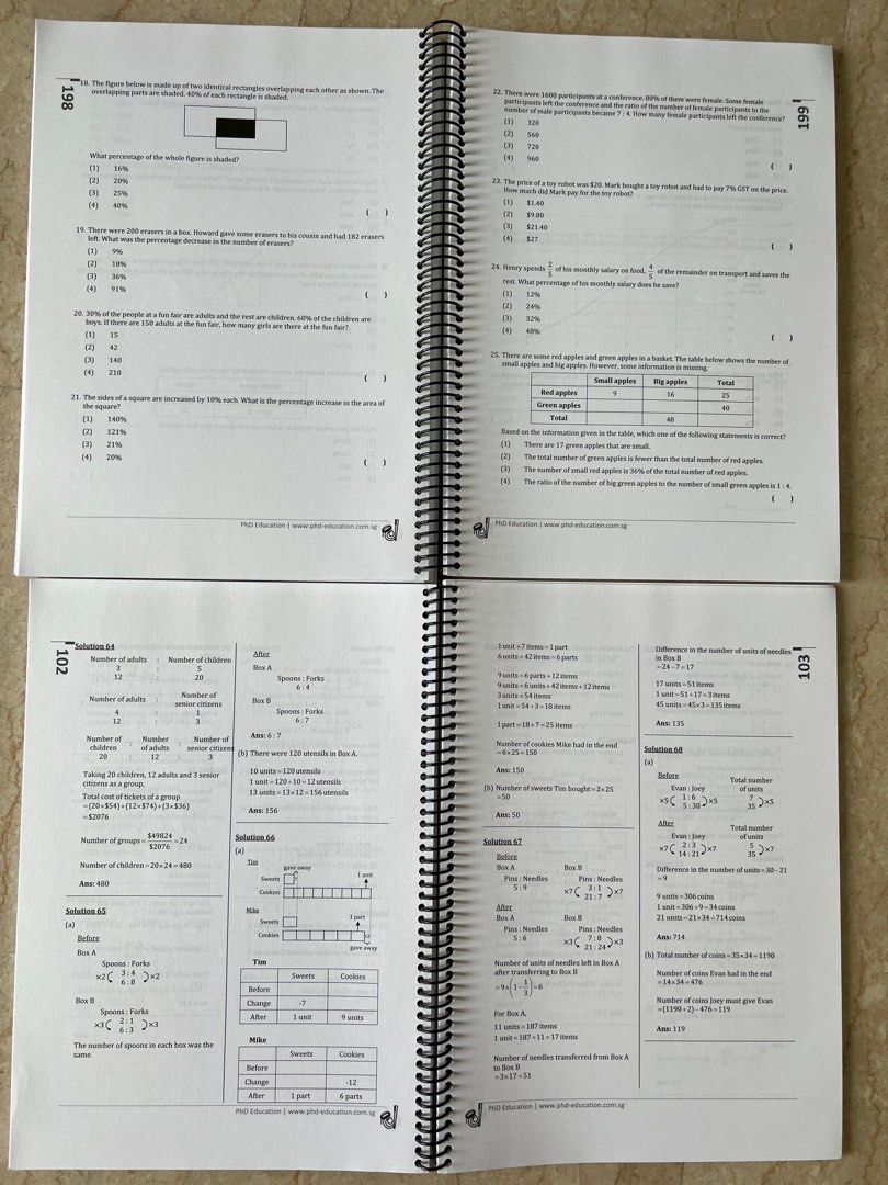 Phd Mathematics Exam Package PSLE Published 2020, Hobbies & Toys, Books ...