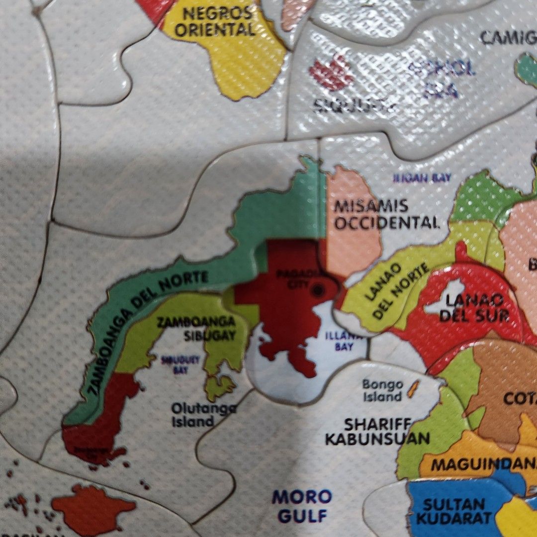 Philippine Map Puzzle with 1 missing piece, Hobbies & Toys, Toys ...