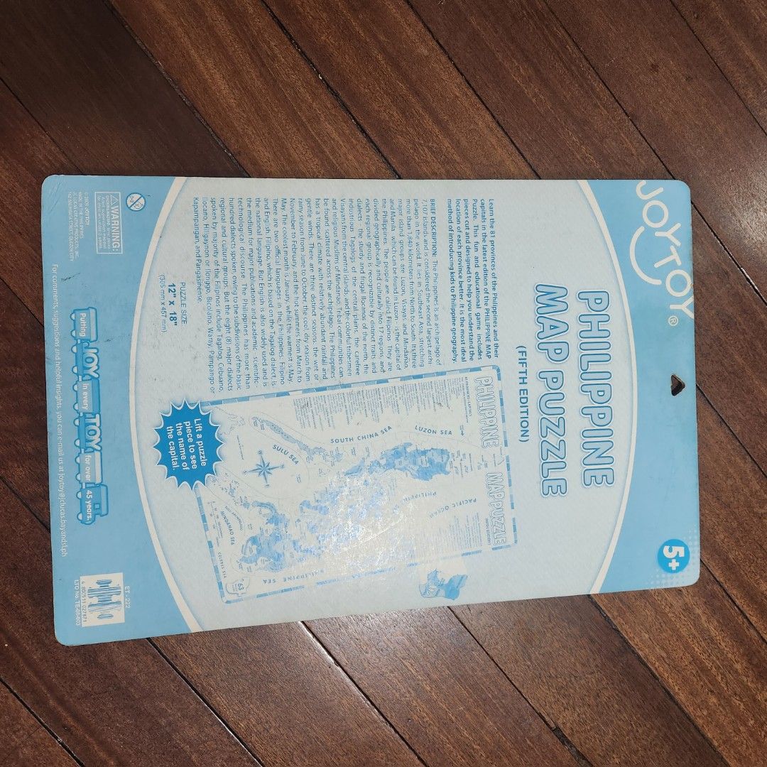 Philippine Map Puzzle with 1 missing piece, Hobbies & Toys, Toys ...