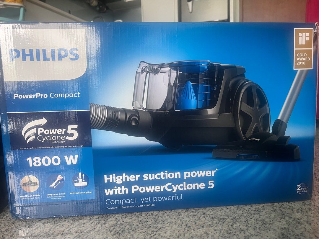 Philips power pro Compact (Power cyclone Technology 5), TV & Home ...
