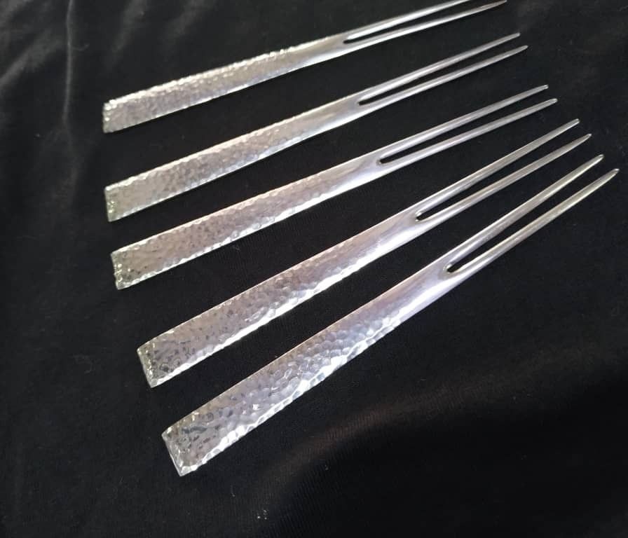 Pick Fork, Stainless Steel, Set of 5,, Hobbies & Toys, Collectibles ...