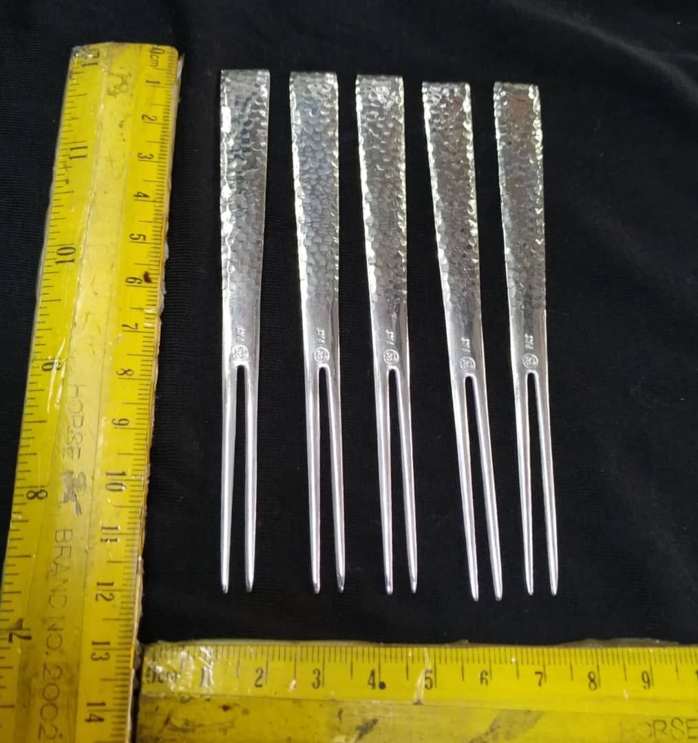 Pick Fork, Stainless Steel, Set of 5,, Hobbies & Toys, Collectibles ...