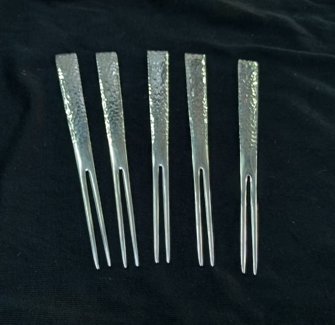 Pick Fork, Stainless Steel, Set of 5,, Hobbies & Toys, Collectibles ...