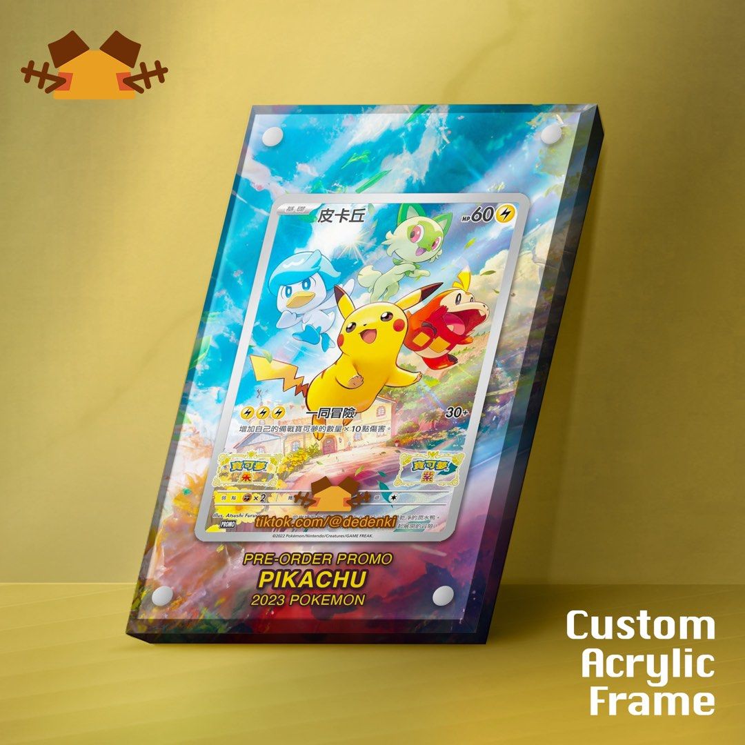 Pikachu Preorder Custom Card Frame, Hobbies & Toys, Toys & Games on ...
