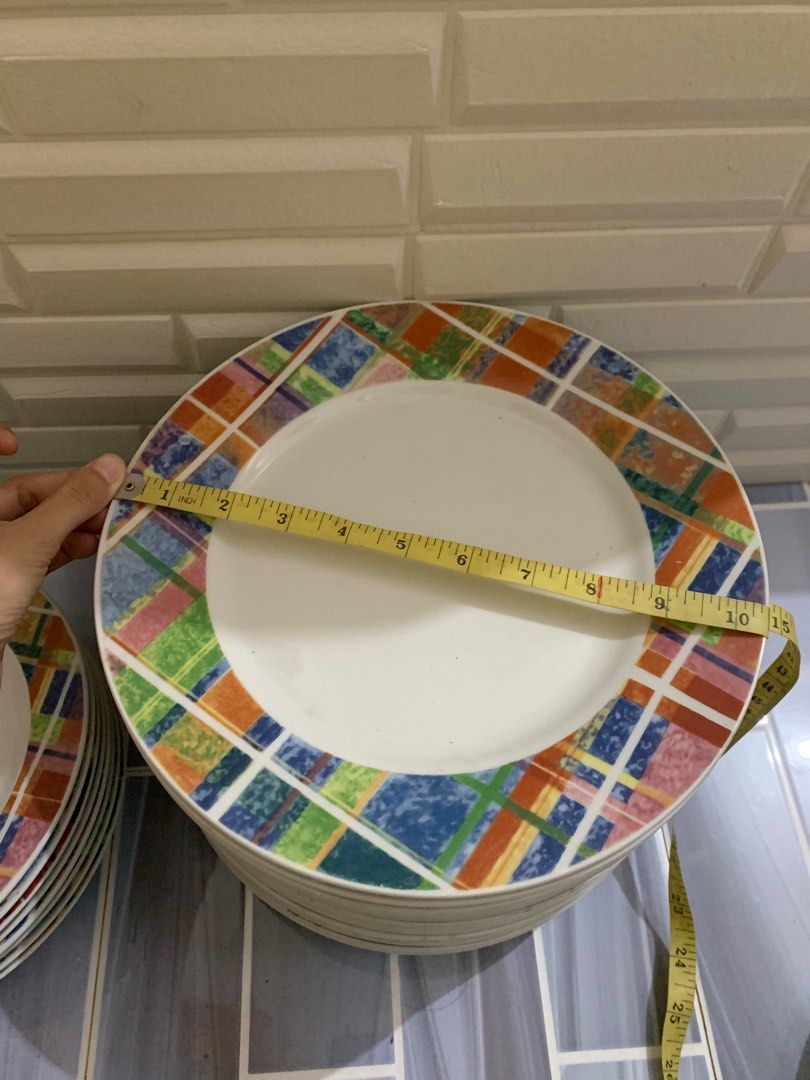 Pinggan makan dan pinggan lauk, Furniture & Home Living, Kitchenware ...