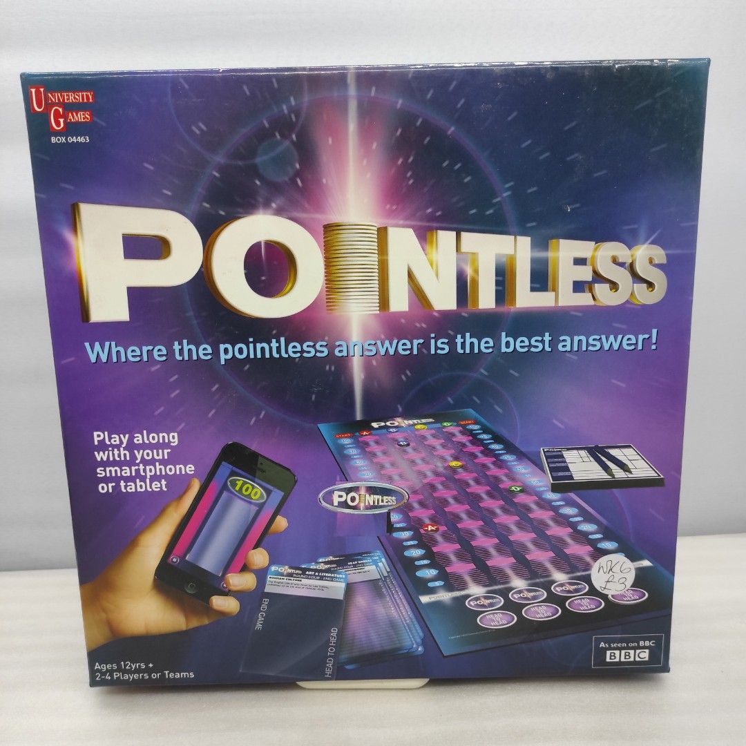 Pointless Board Game from UK 695 *M4, Hobbies & Toys, Toys & Games on Carousell
