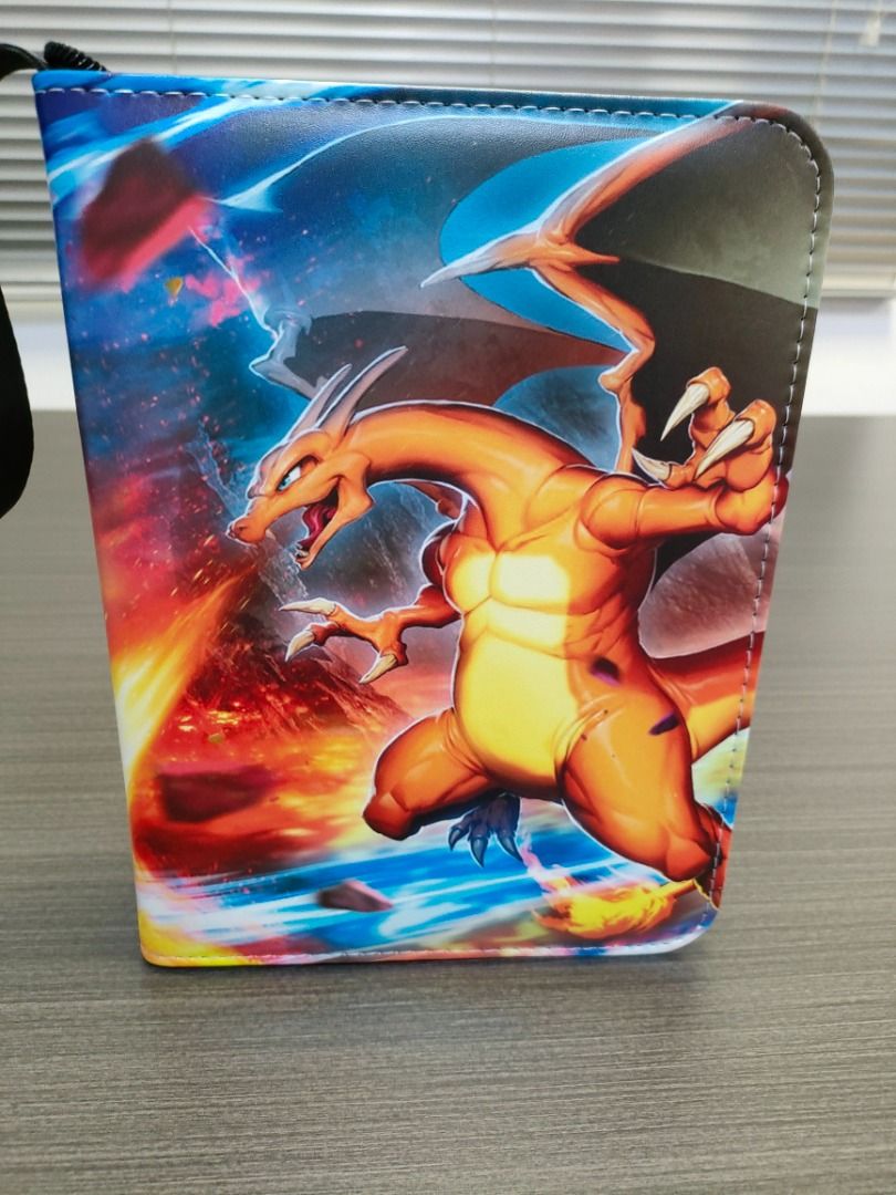 Pokemon card holder - Charizard, Hobbies & Toys, Toys & Games on Carousell