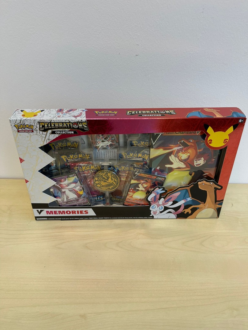 Pokemon Celebrations V Memories Box Gamestop Exclusive Collection Box ...