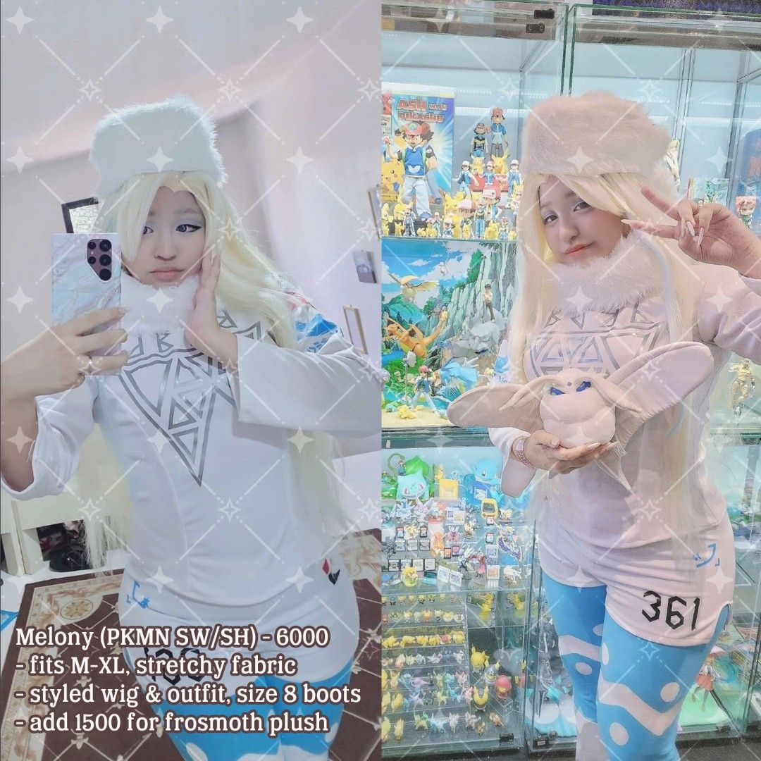 Pokemon Melony Cosplay Costume Full Set, Women's Fashion, Dresses ...