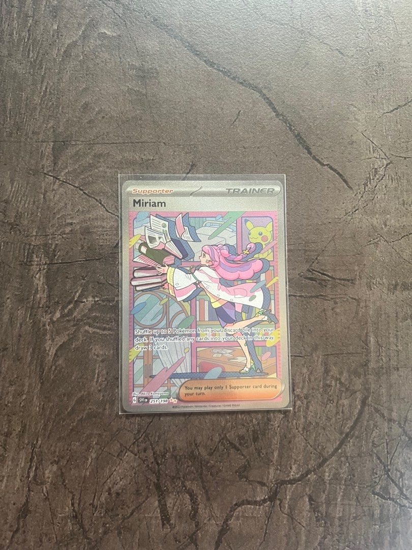 Pokemon Miriam Trainer, Hobbies & Toys, Toys & Games on Carousell