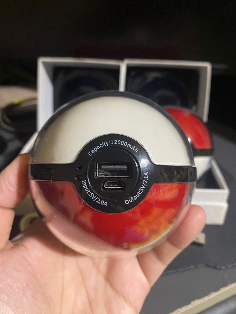 Pokemon Pokeball Powerbank - 12000mah, Mobile Phones & Gadgets, Other ...
