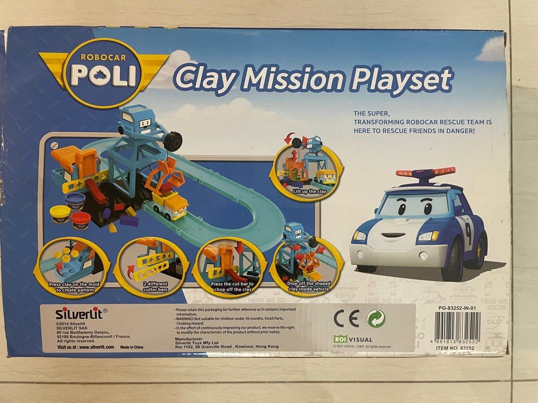 Poli Robocar clay mission play set , Hobbies & Toys, Toys & Games on ...