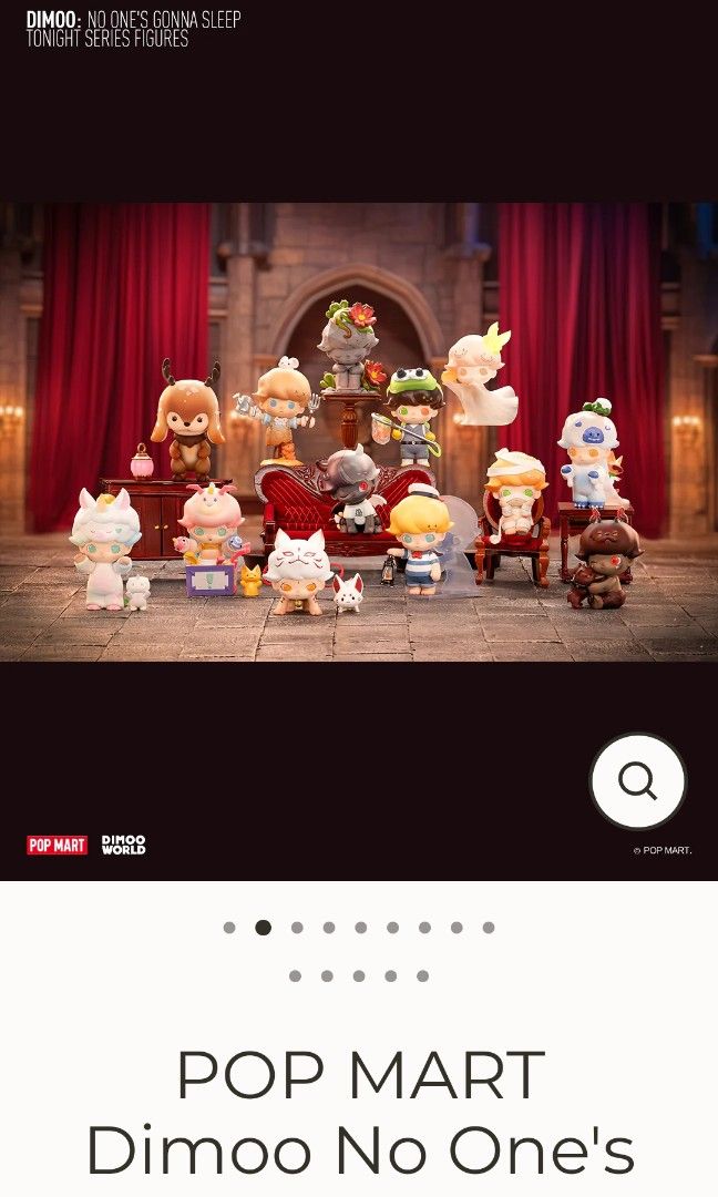 Popmart Dimoo No One's Gonna Sleep Tonight, Hobbies & Toys, Toys ...