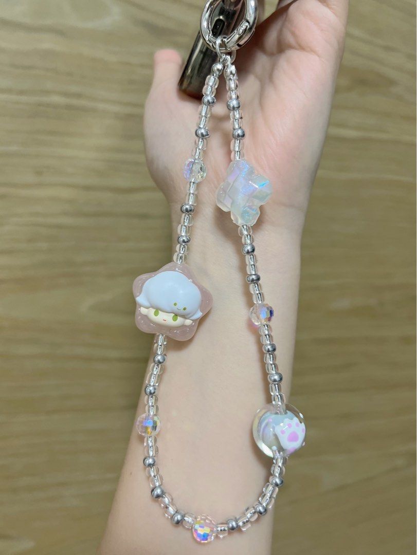 POPMART DIMOO POPbean DIY HANDMADE PHONE STRAP, Hobbies & Toys ...