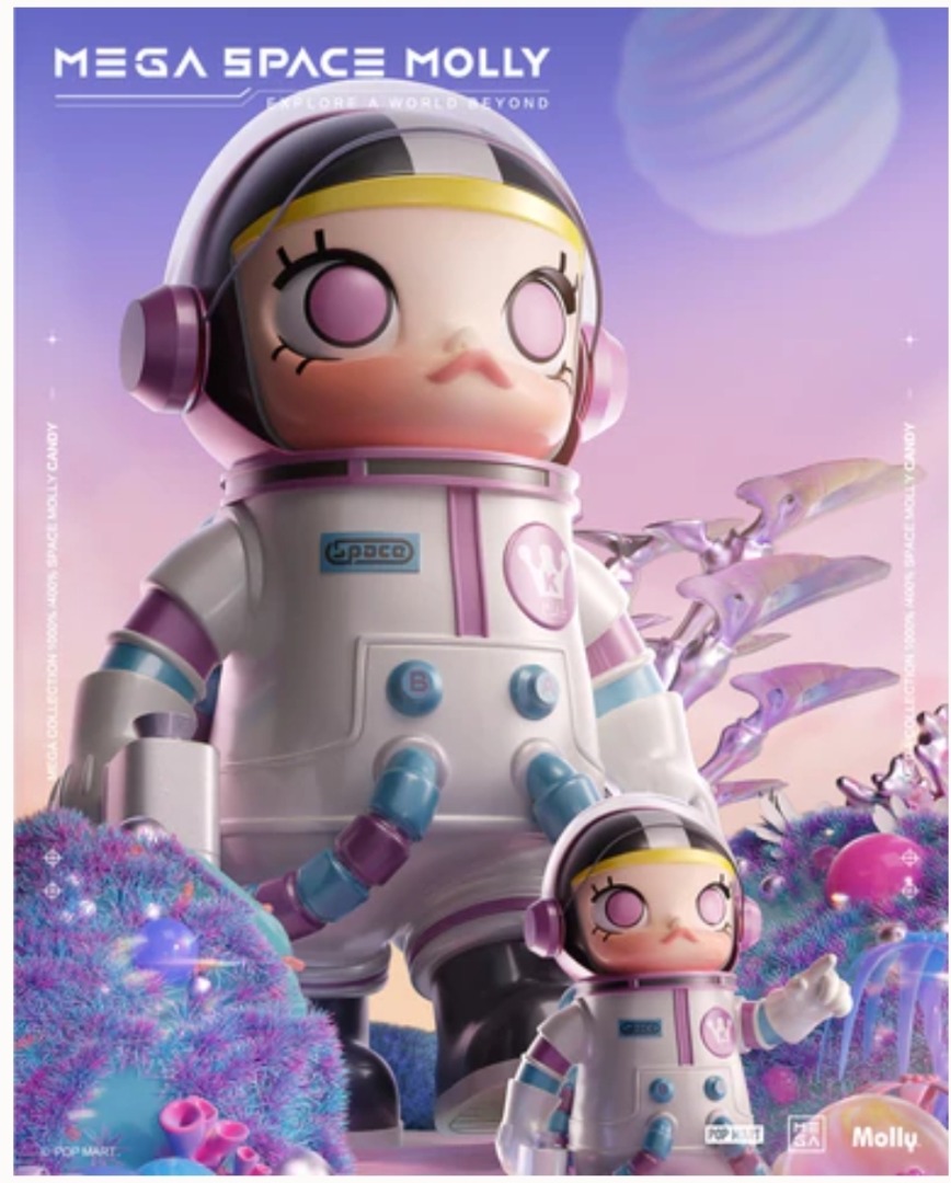 Popmart Mega Space Molly Candy, 400%, Hobbies & Toys, Toys & Games on ...