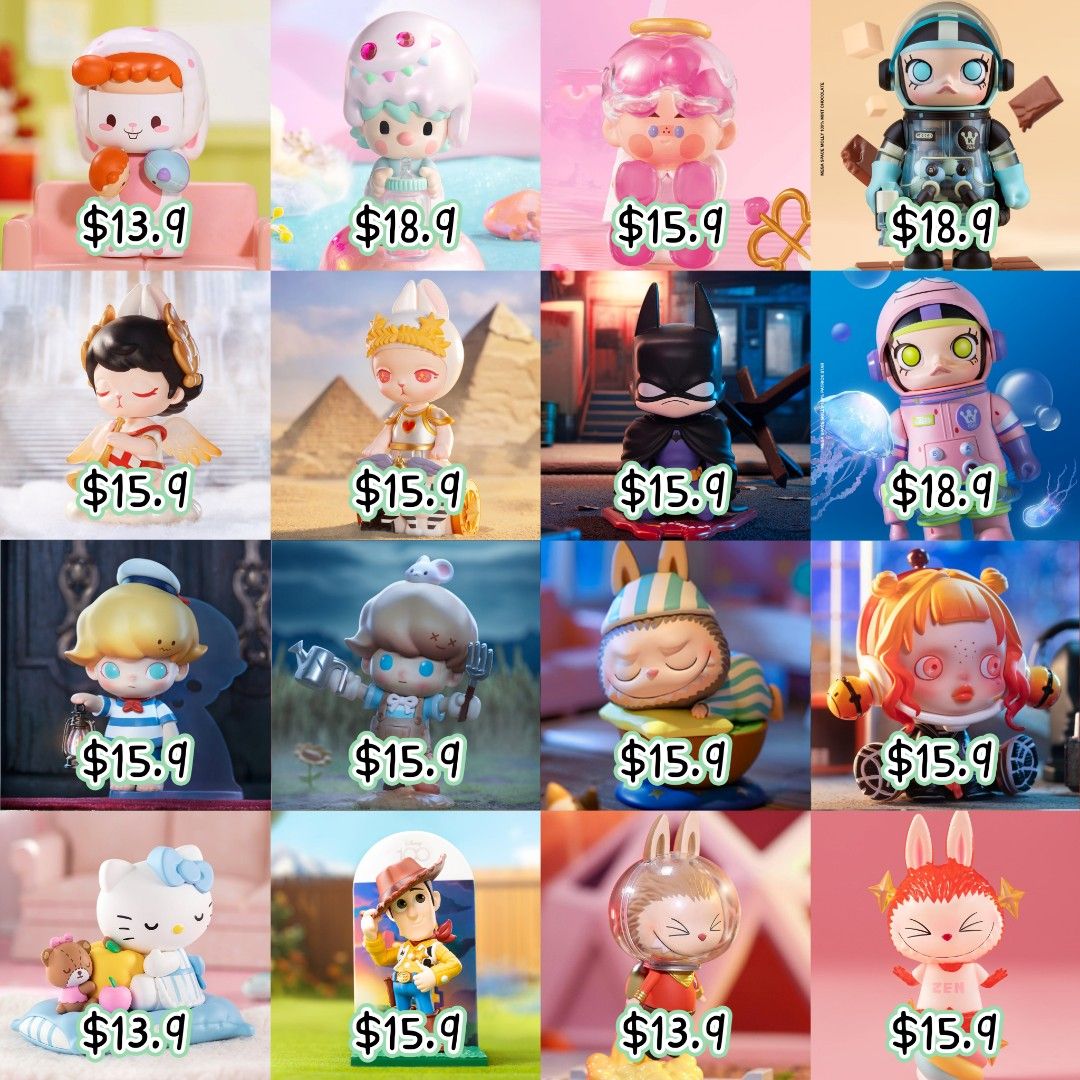 Popmart Warner Bros The Conjuring Universe Series Anabelle / Dimoo ...