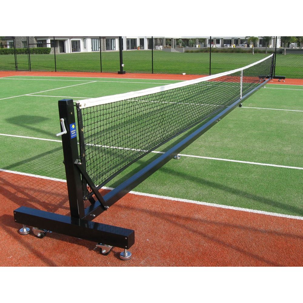 Portable Tennis Post with Wheels Badminton, Sports Equipment, Sports ...