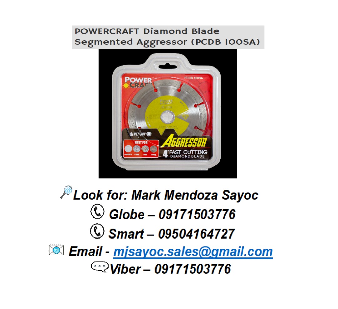 POWERCRAFT Diamond Blade Segmented Aggressor (PCDB 100SA), Commercial ...