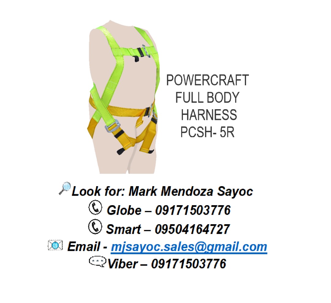 POWERCRAFT FULL BODY HARNESS PCSH- 5R, Commercial & Industrial ...