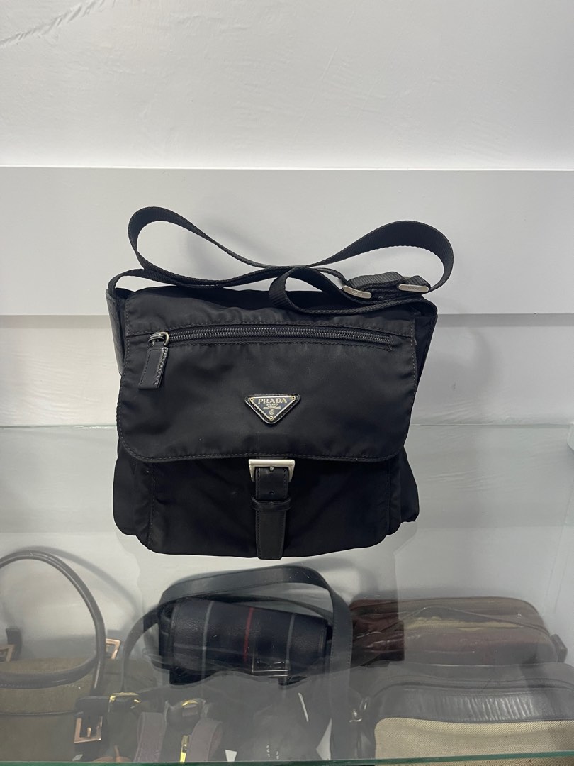 Prada Nylon Sling, Luxury, Bags & Wallets on Carousell