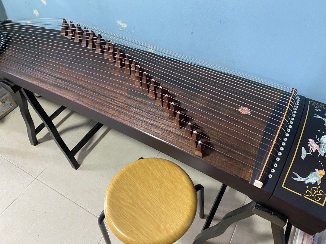 (NEGOTIABLE) NEW Black Guzheng, Hobbies & Toys, Music & Media, Musical ...