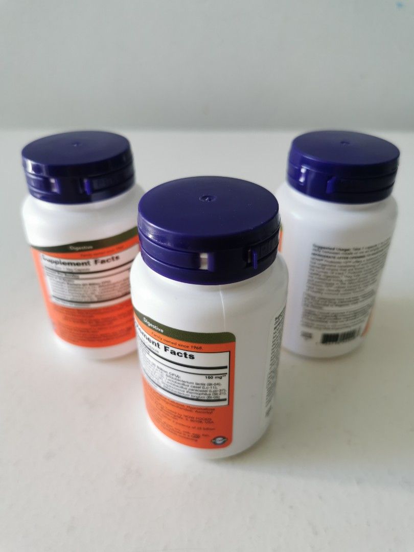Probiotic-10, 25 Billion, 50 Veg Capsules (3 bottles), Health ...
