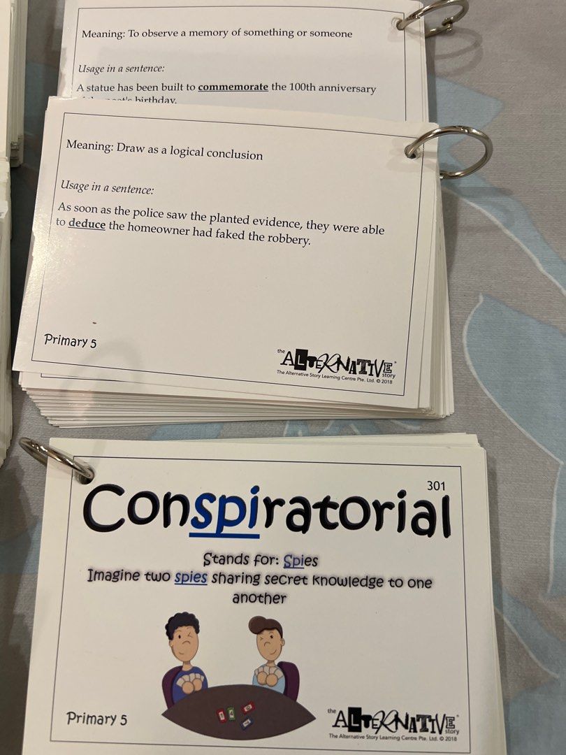 PSLE 500 flash cards, Hobbies & Toys, Books & Magazines, Assessment ...