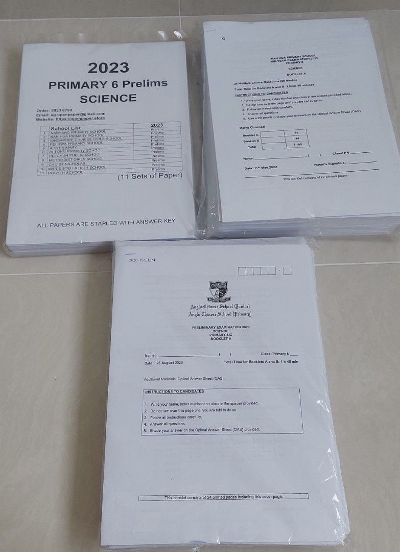 Psle science past year papers, Hobbies & Toys, Books & Magazines ...