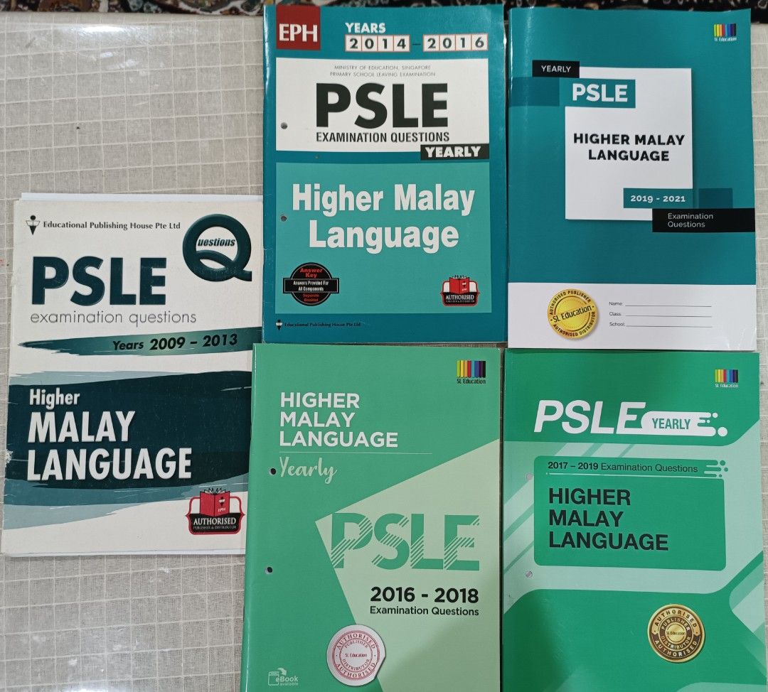PSLE yearly Higher Malay Language Examination Questions, Hobbies & Toys ...