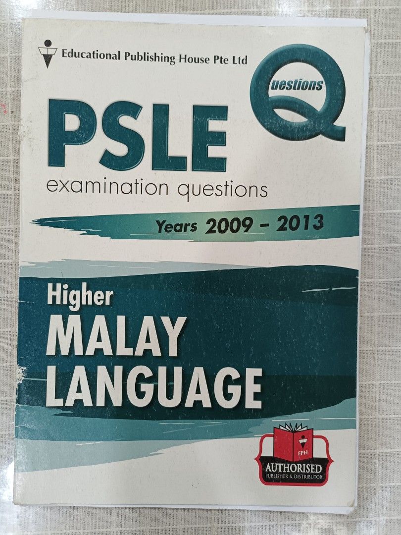 PSLE yearly Higher Malay Language Examination Questions, Hobbies & Toys ...