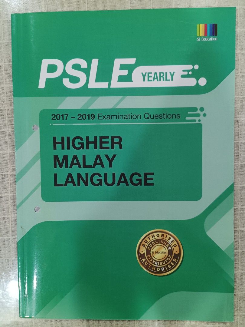 PSLE yearly Higher Malay Language Examination Questions, Hobbies & Toys ...