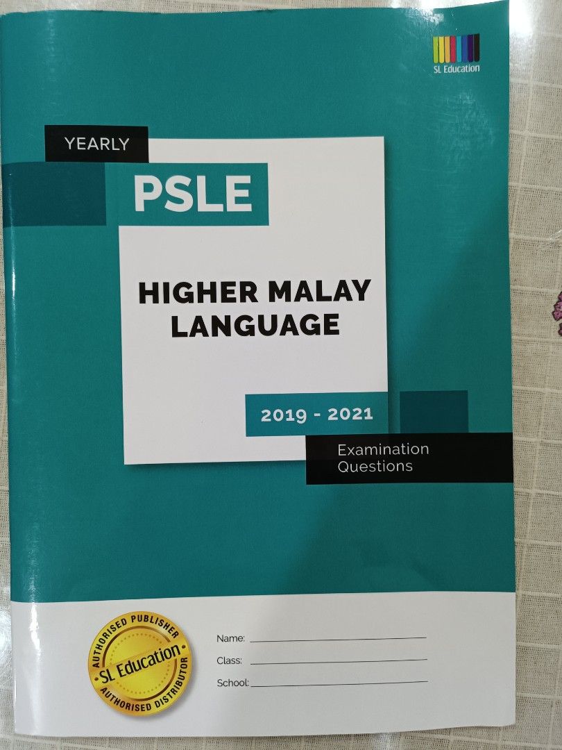 PSLE yearly Higher Malay Language Examination Questions, Hobbies & Toys ...