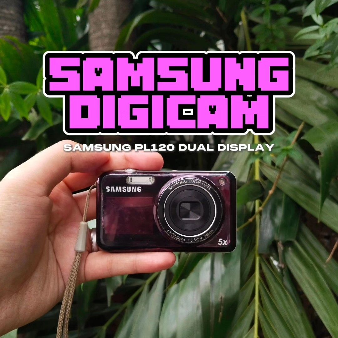 *Rare Digicam* Samsung PL120 Dual Screen, Photography, Cameras on Carousell
