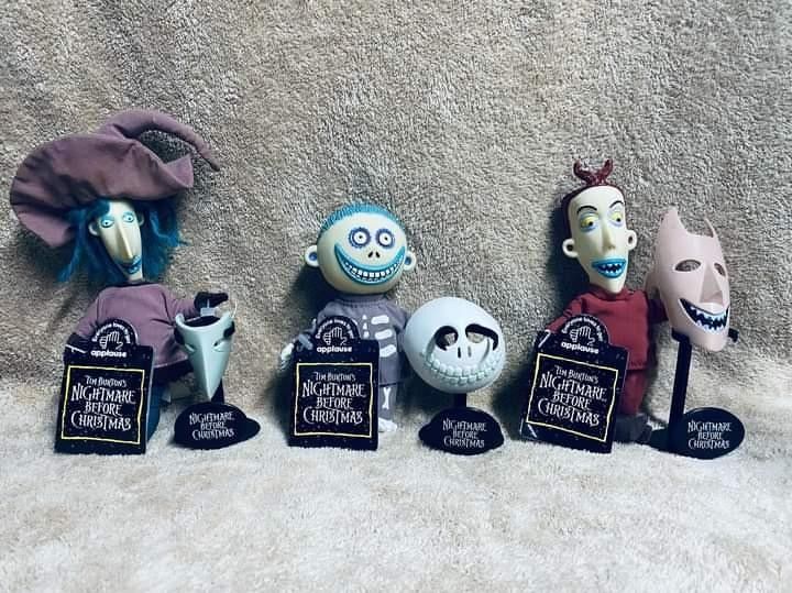 RARE VINTAGE APPLAUSE DOLL TIM BURTONS THE NIGHTMARE BEFORE CHRISTMAS ...