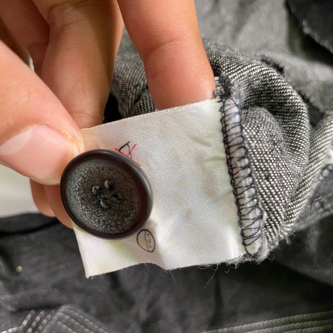 Raw Japanese Denim by Pou Dou Dou Cropped Denim Jacket, Women's Fashion ...