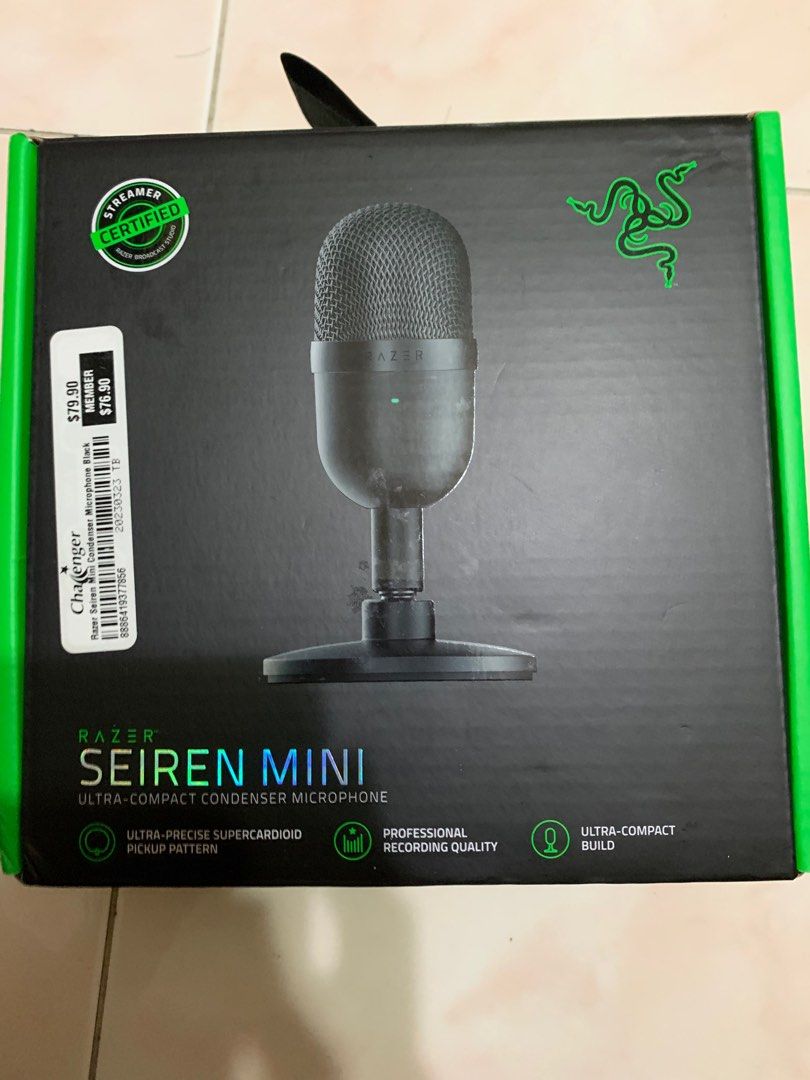 Razer Seiren Mini, Audio, Microphones on Carousell