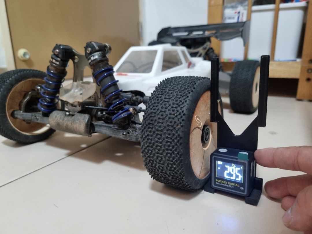 RC digital camber gauge for 1/8 and 1/10 touring buggy drift tamiya ...