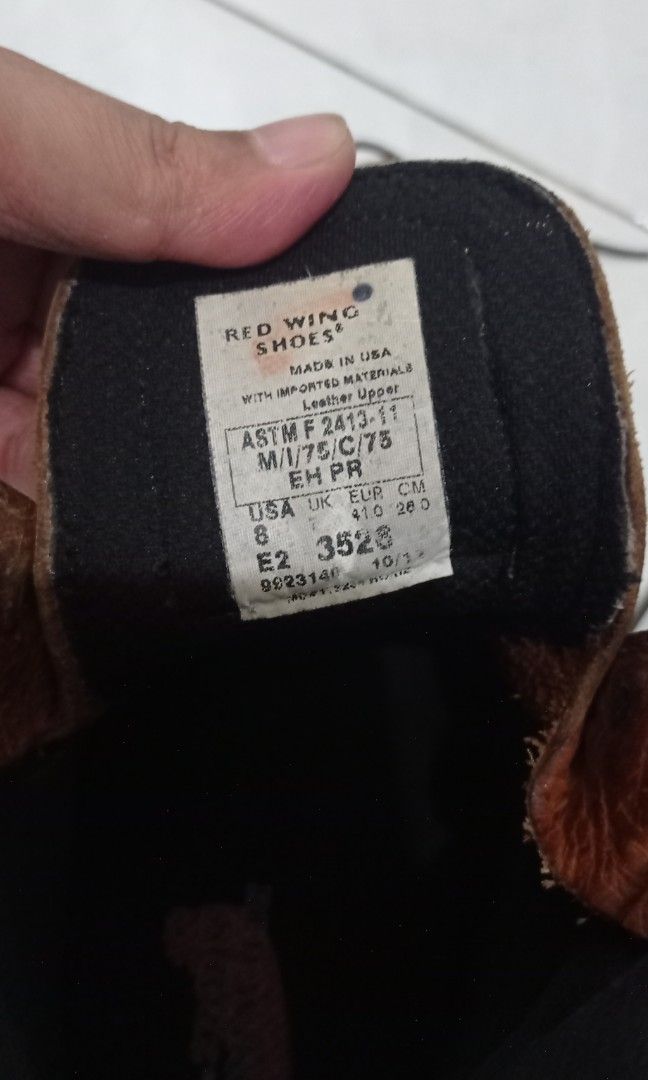 Red Wing 3526 Steel Toe, Fesyen Pria, Sepatu , Sepatu Boot di Carousell