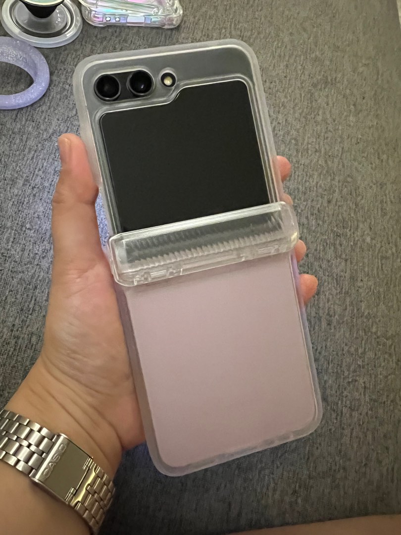 Samsung Z Flip 5 Matte Hinge Case, Mobile Phones & Gadgets, Mobile & Gadget Accessories, Cases ...