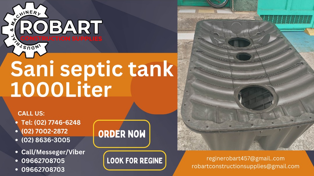 Sani septic tank 1000Liter, Commercial & Industrial, Construction Tools ...