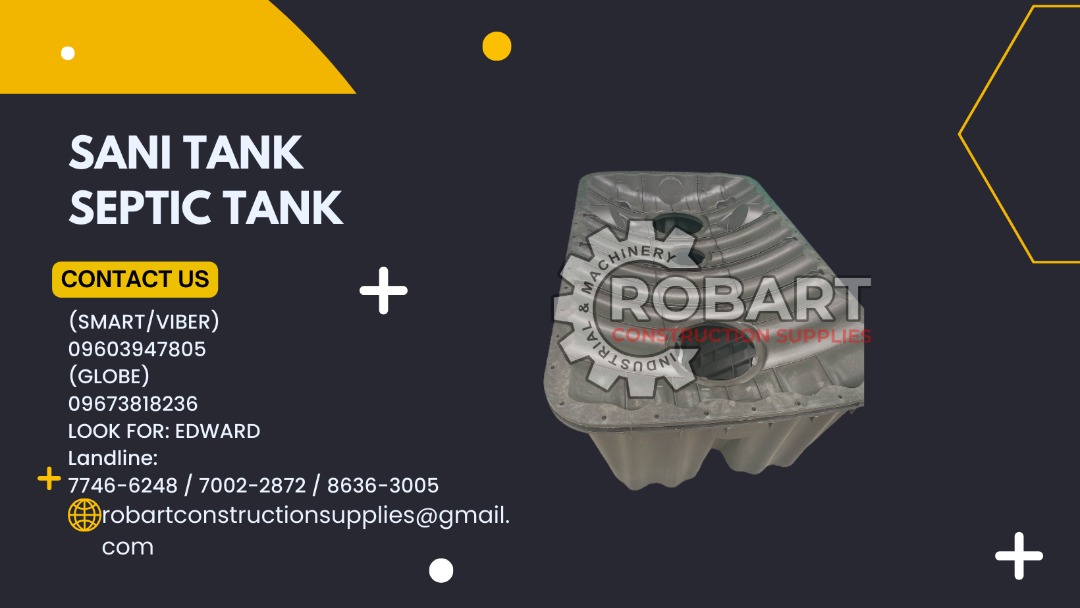 SANI TANK SEPTIC TANK, Commercial & Industrial, Construction & Building ...