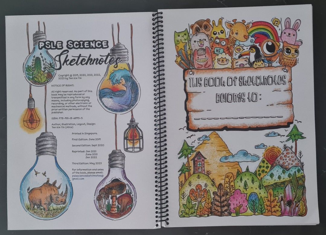 Science Sketchnotes by Alice Tan, Hobbies & Toys, Stationery & Craft ...