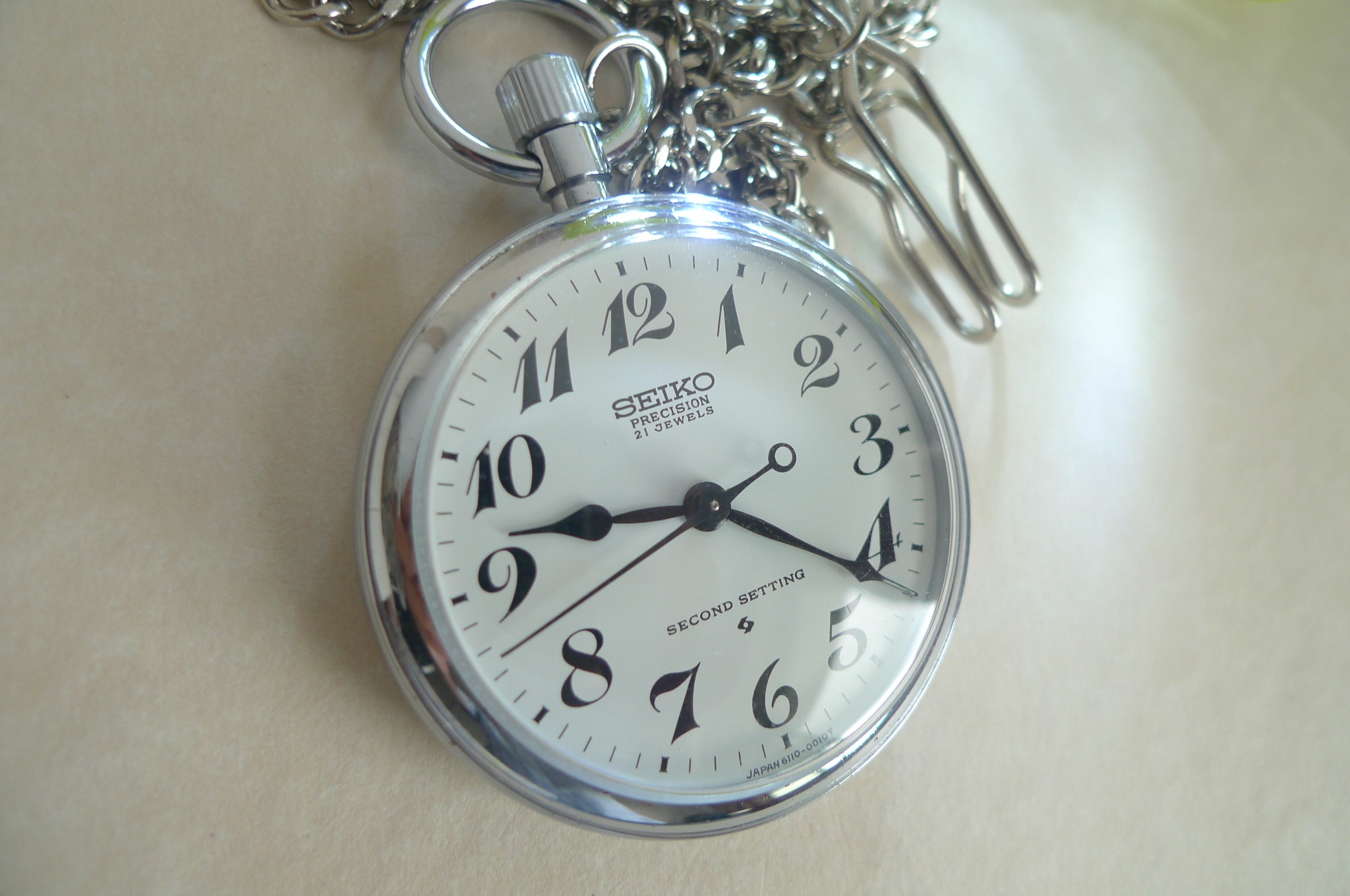 SEIKO PRECISION SECOND SETTING POCKET WATCH....MECHANICAL, Luxury ...