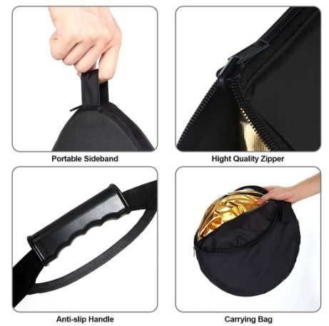 Selens 5-in-1 Reflector with Handle for Photography Photo Studio ...