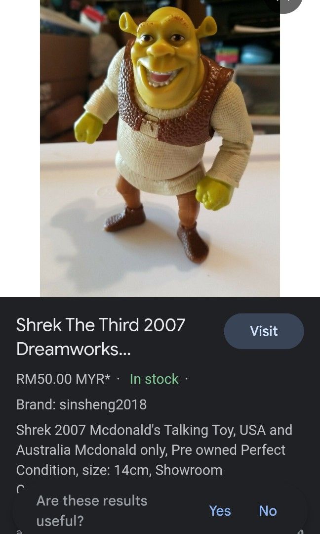 SET SHREK ACTION FIGURES, Hobbies & Toys, Toys & Games on Carousell