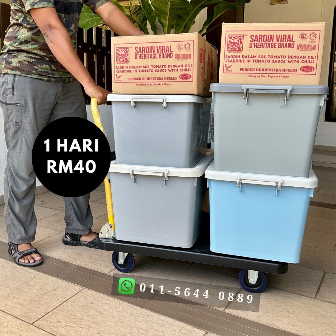 Sewa / Rent Trolley Besar, Furniture & Home Living, Home Improvement ...