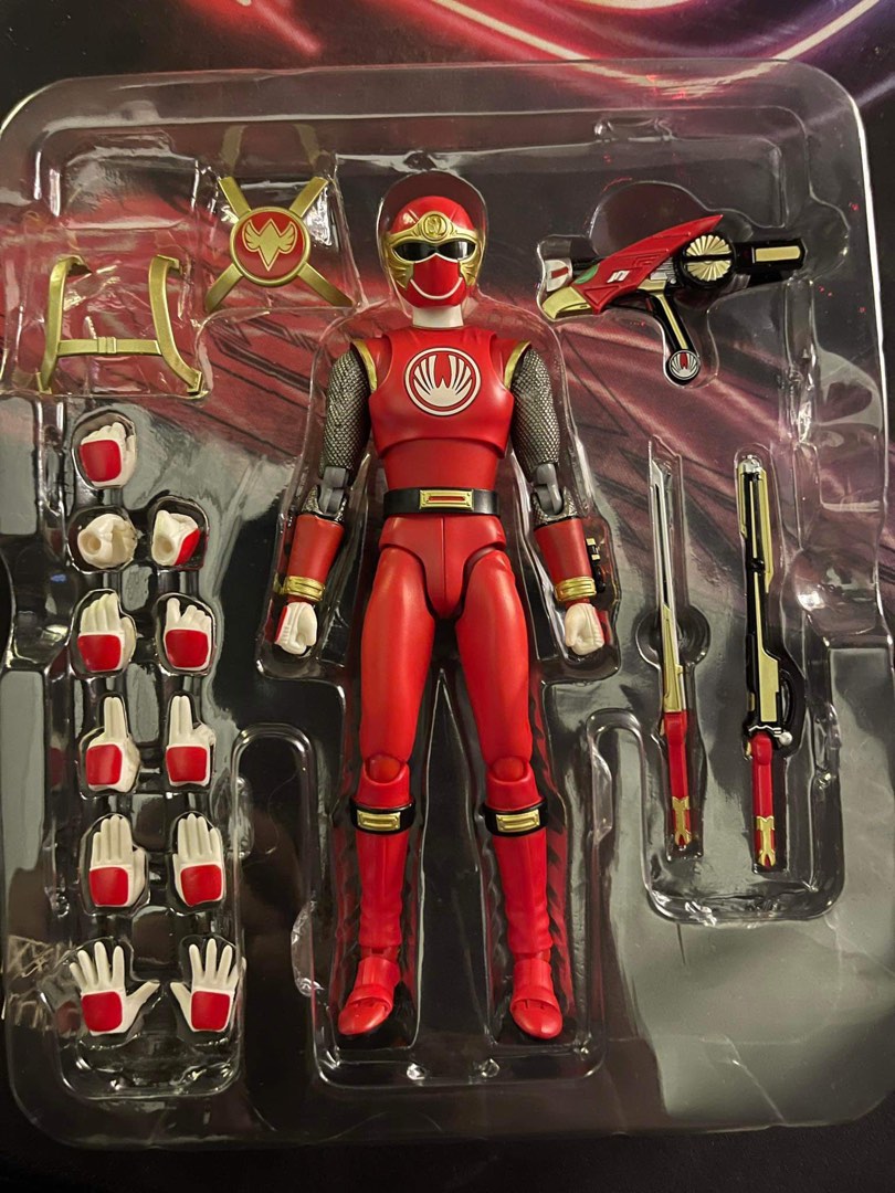 SHF Super Sentai Hurricane Red, Hobbies & Toys, Toys & Games on Carousell