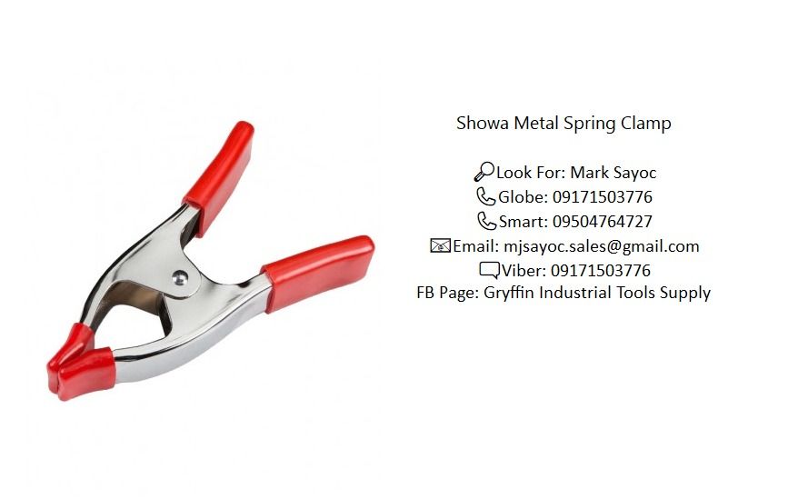 Showa Metal Spring Clamp, Commercial & Industrial, Industrial Equipment ...