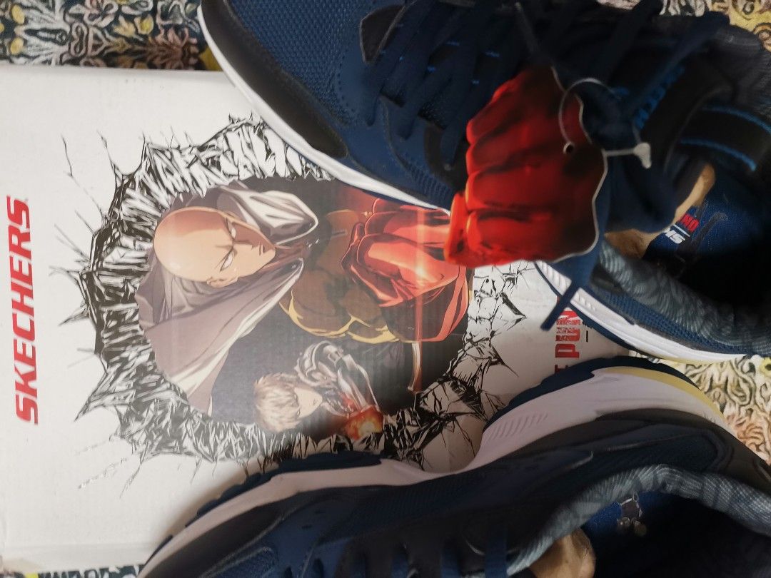 Skechers X One Punch Man, Men's Fashion, Footwear, Sneakers on Carousell