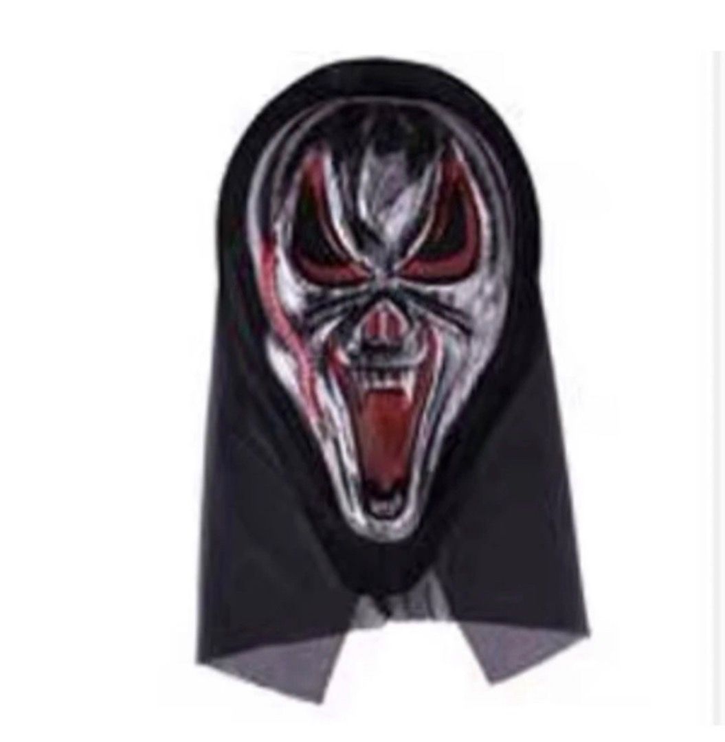 Skeleton costume Halloween costume drape scream mask - adult/kids, Men ...